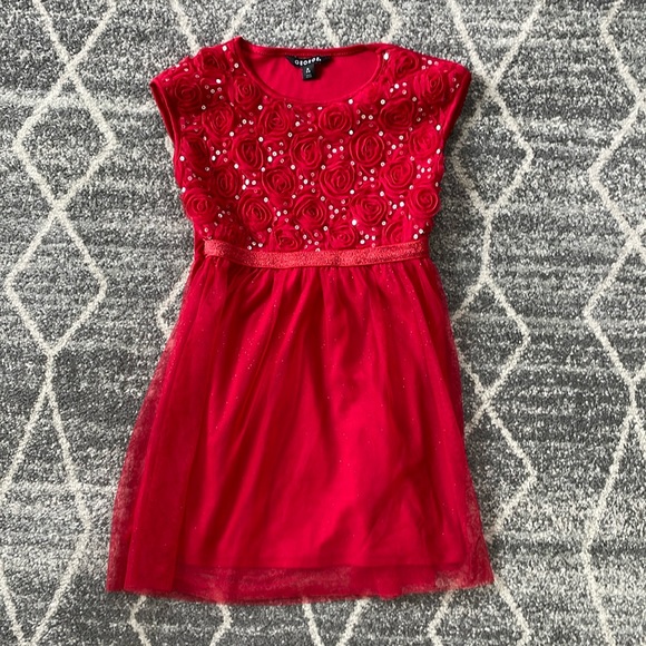 George | Dresses | George Red Holiday Dress | Poshmark